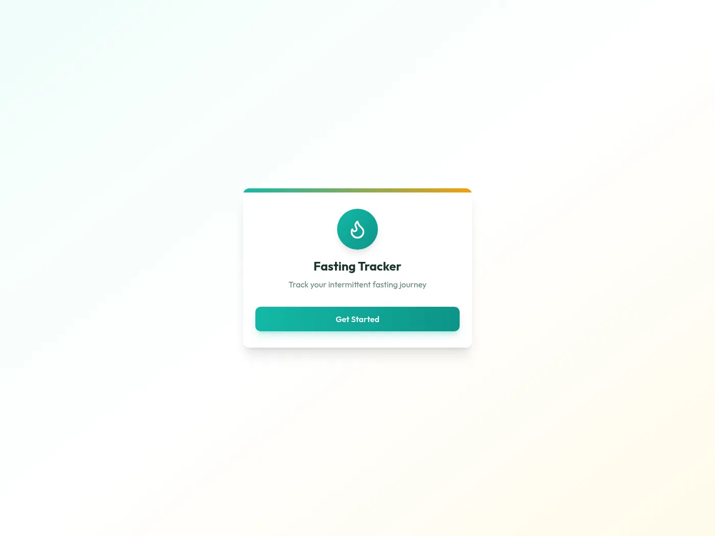 Fasting Tracker Simple