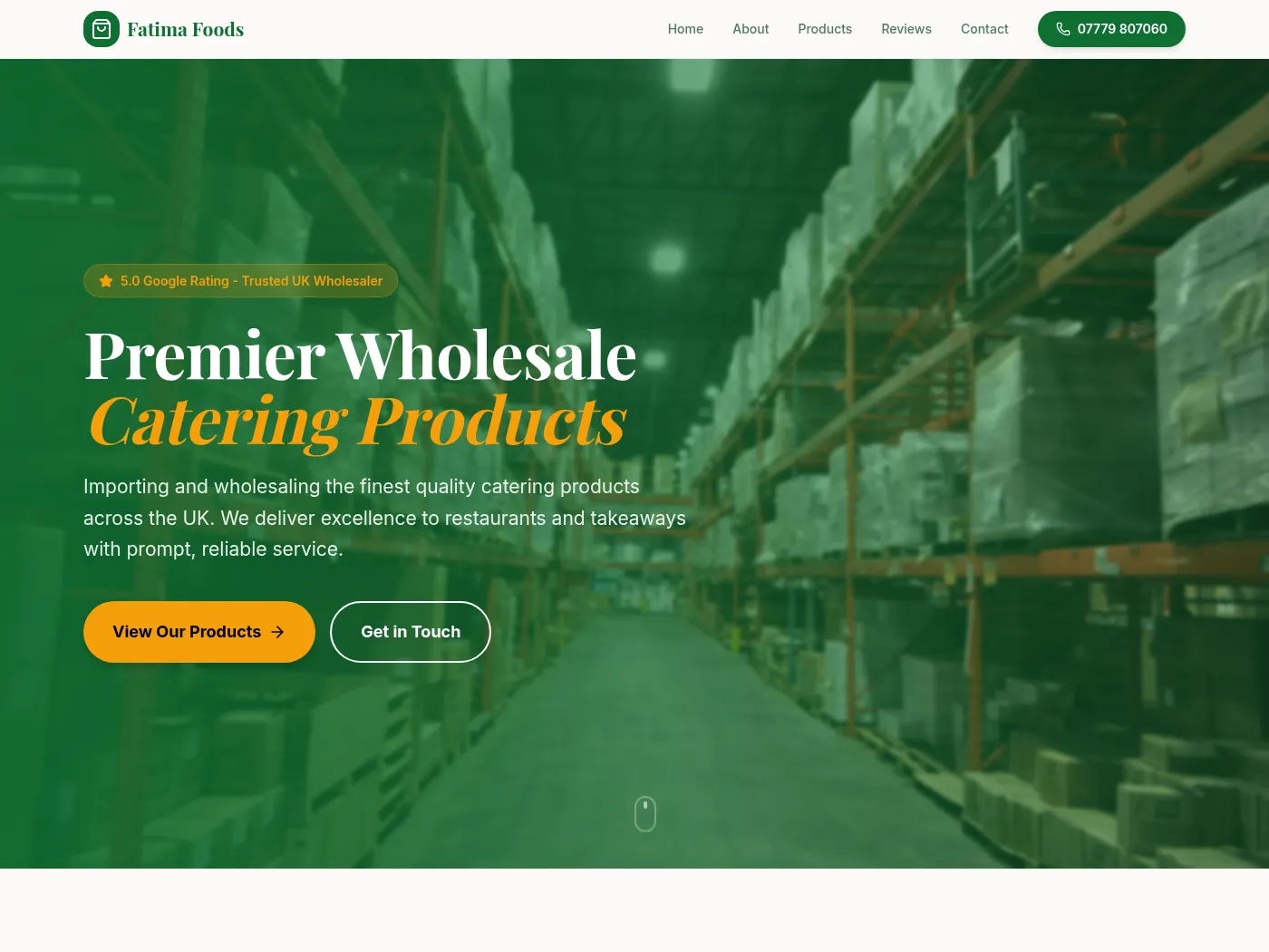 Fatima Foods Wholesale Site