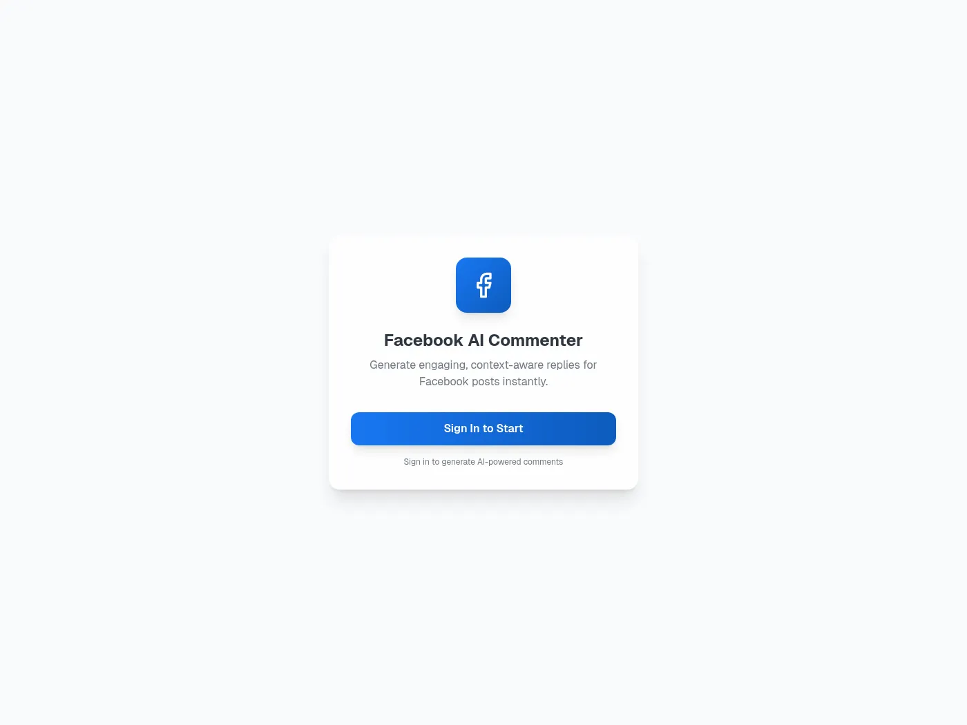 Facebook AI Commenter