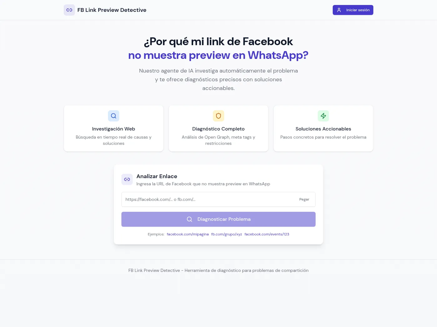 FB Link Preview Detective
