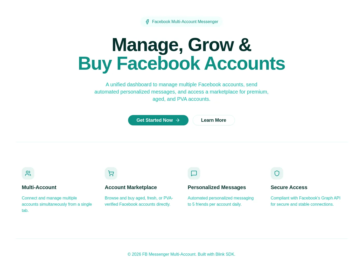 FB Multi-Account Messenger