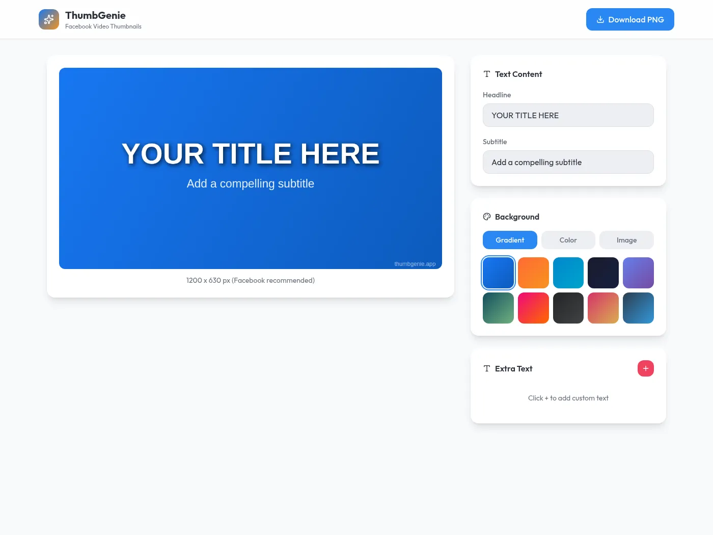 ThumbGenie for Facebook