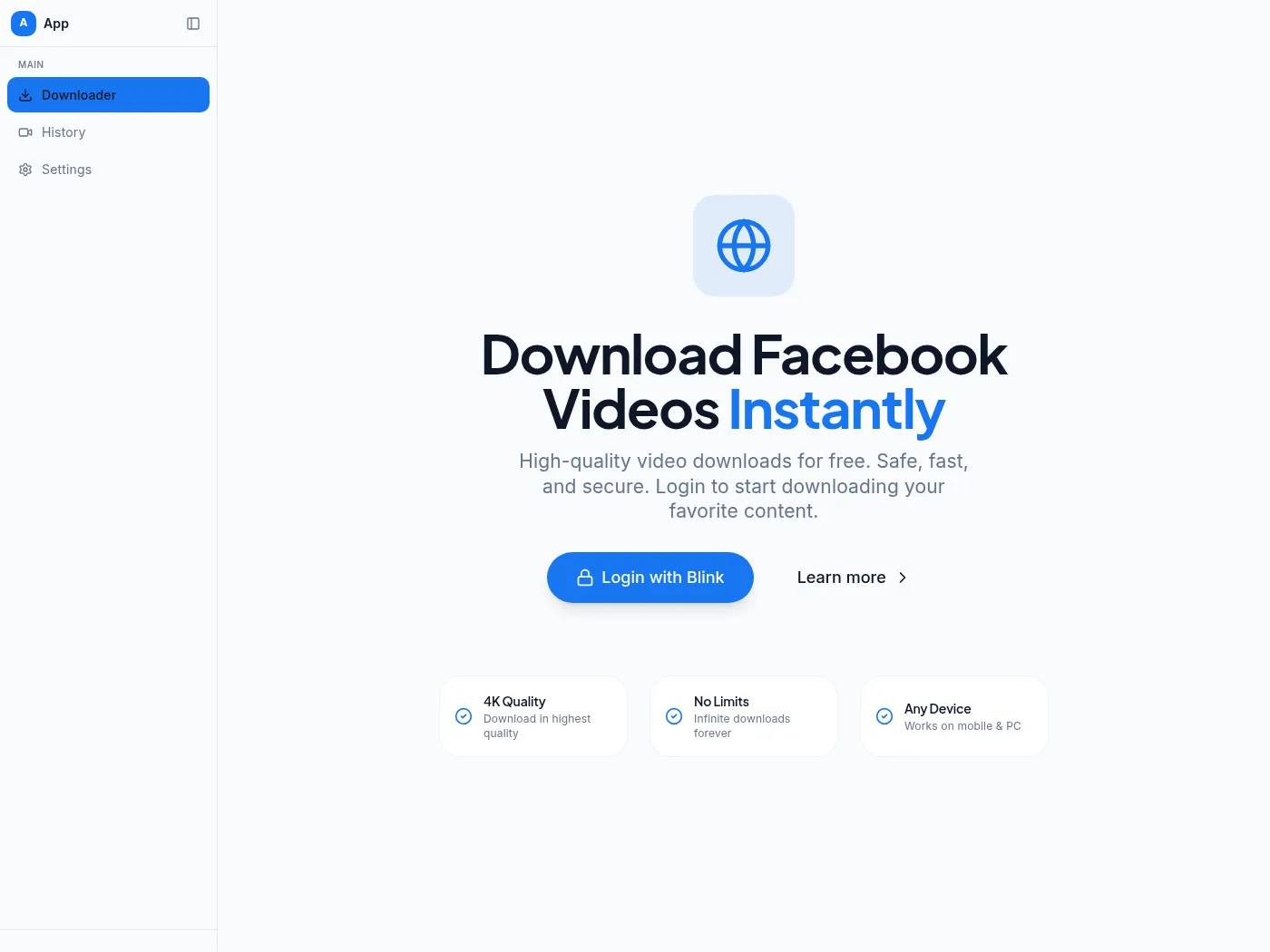 Facebook Video Downloader