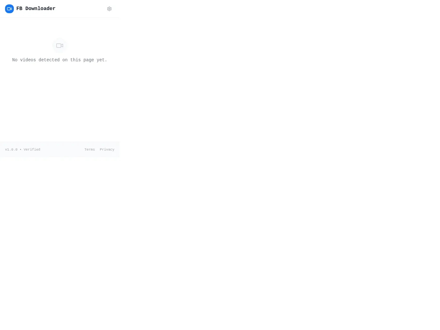 FB Video Downloader Extension