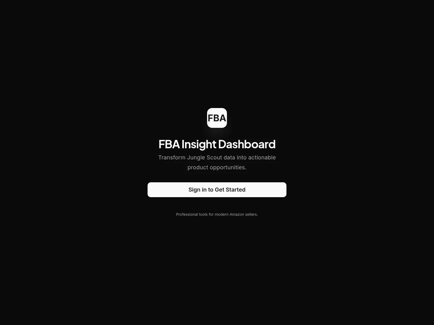 FBA Insight Dashboard