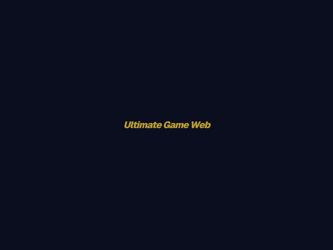 Utimate Game Web