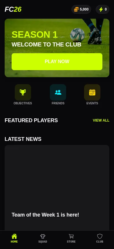 FC 26 Mobile Soccer