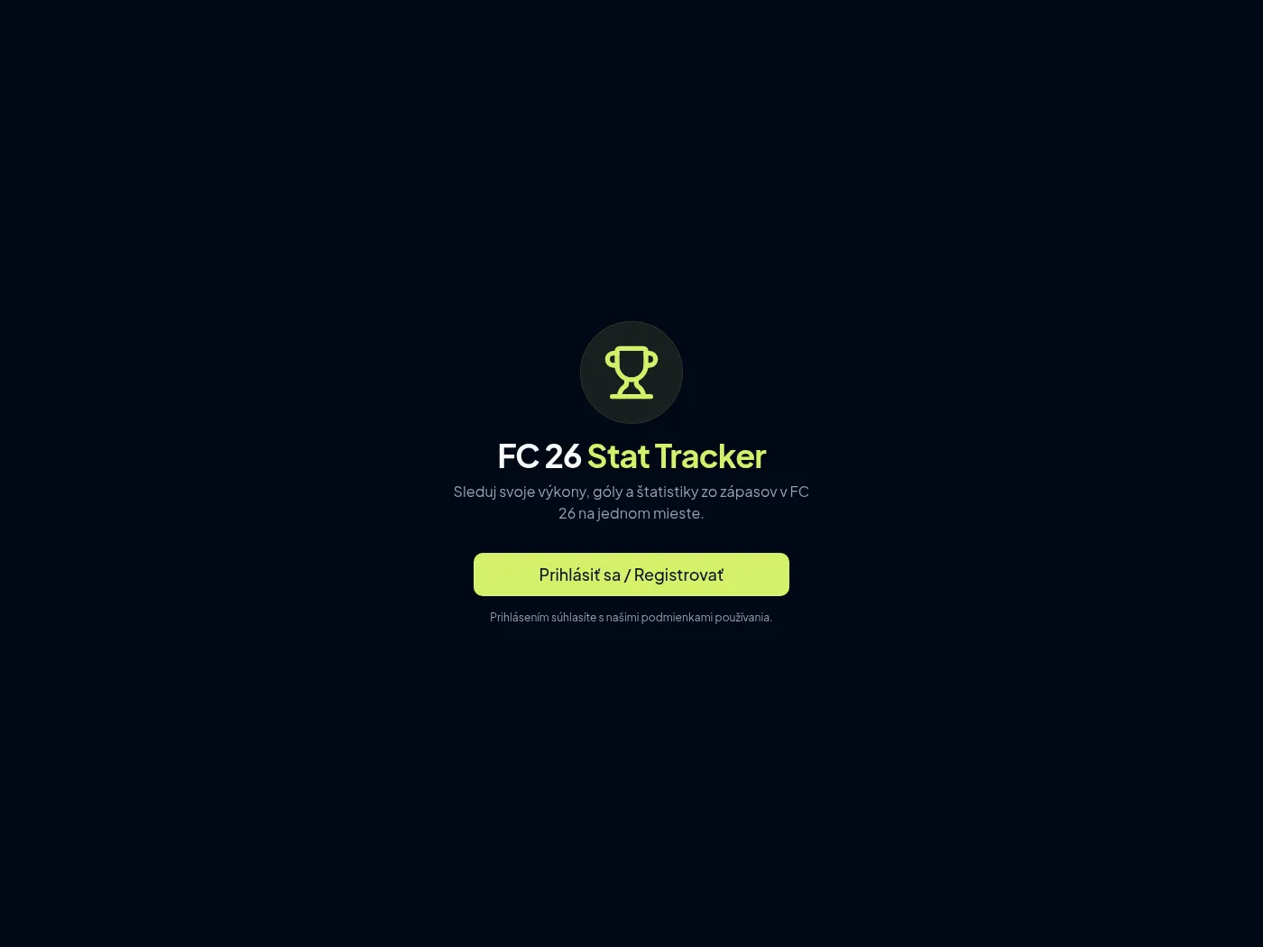 FC 26 Stat Tracker
