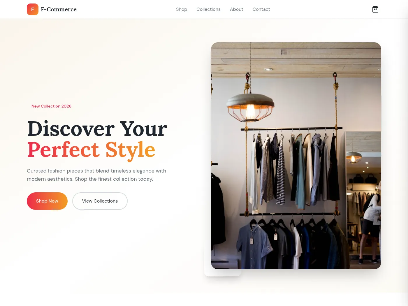 F-Commerce Basket Shop