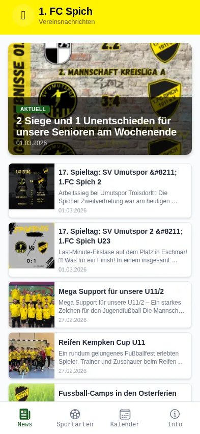 FC Spich APP