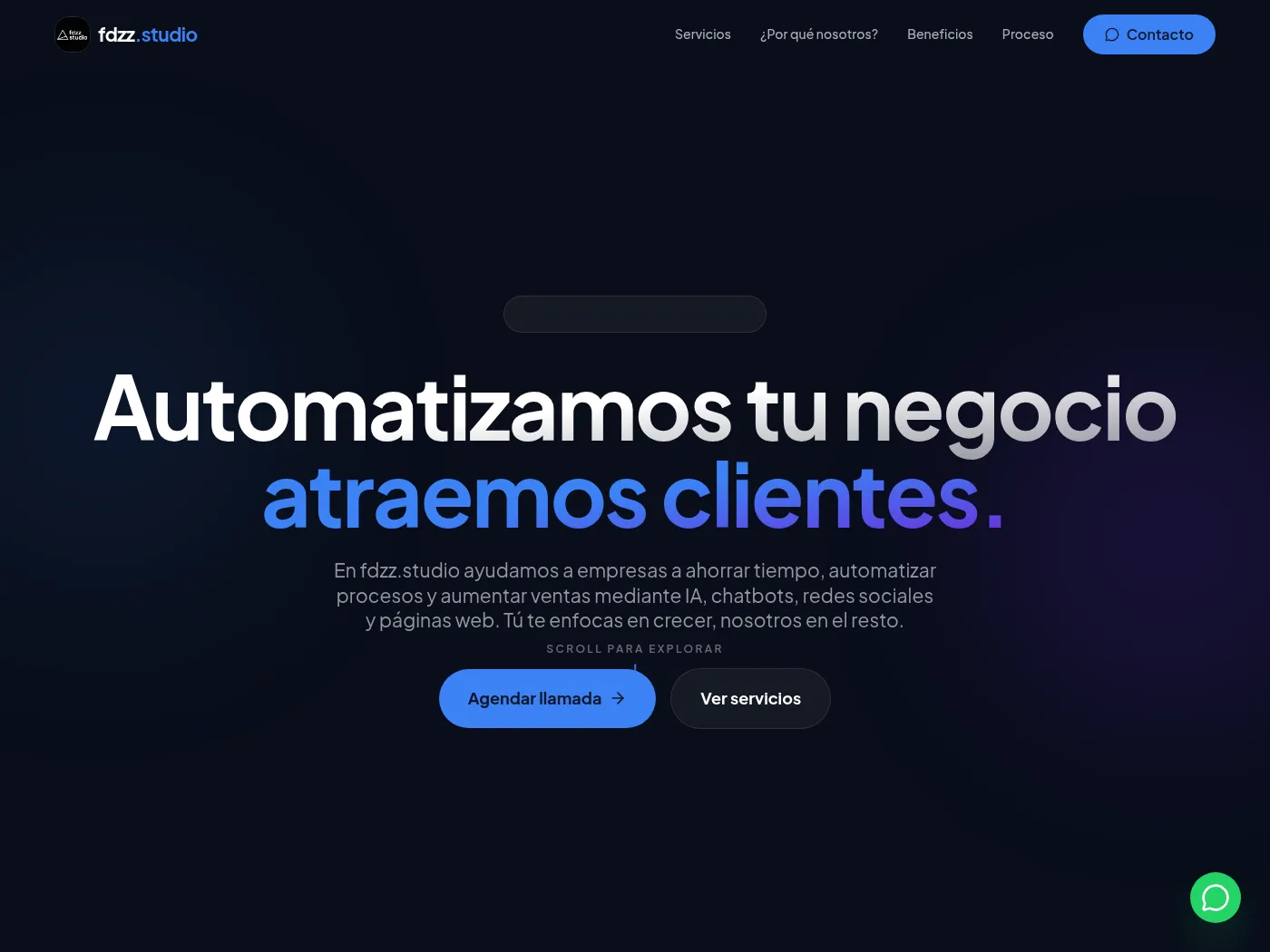 FDZZ Studio Agency Site