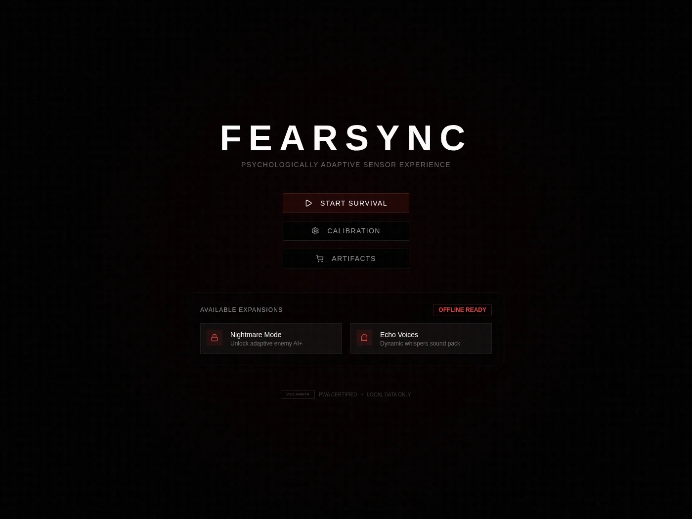 FearSync: Adaptive Horror Game