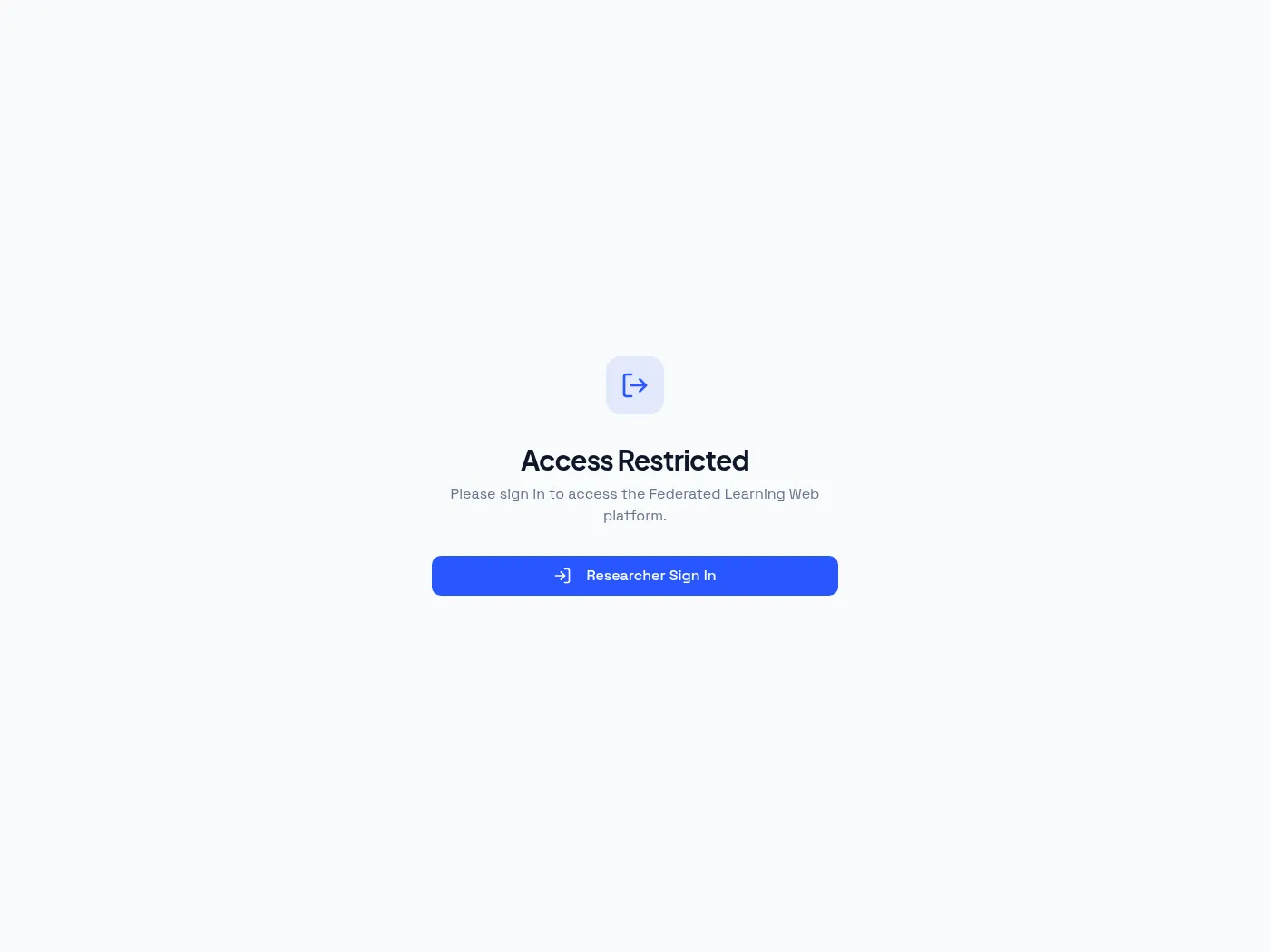 Federated Learning Web