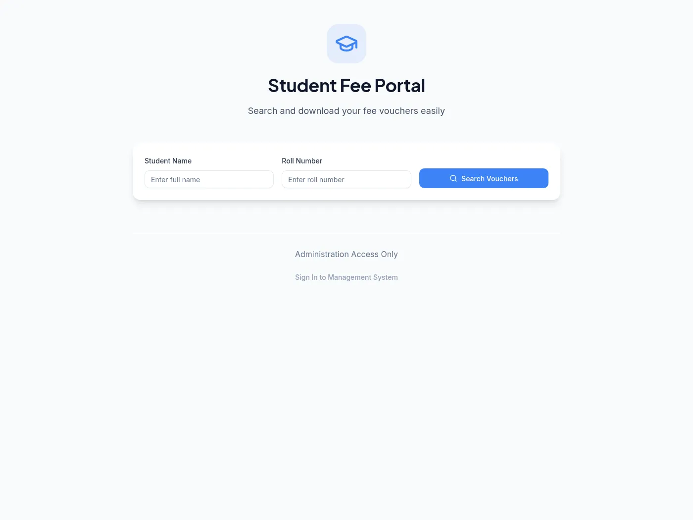 Tuition Fee Manager