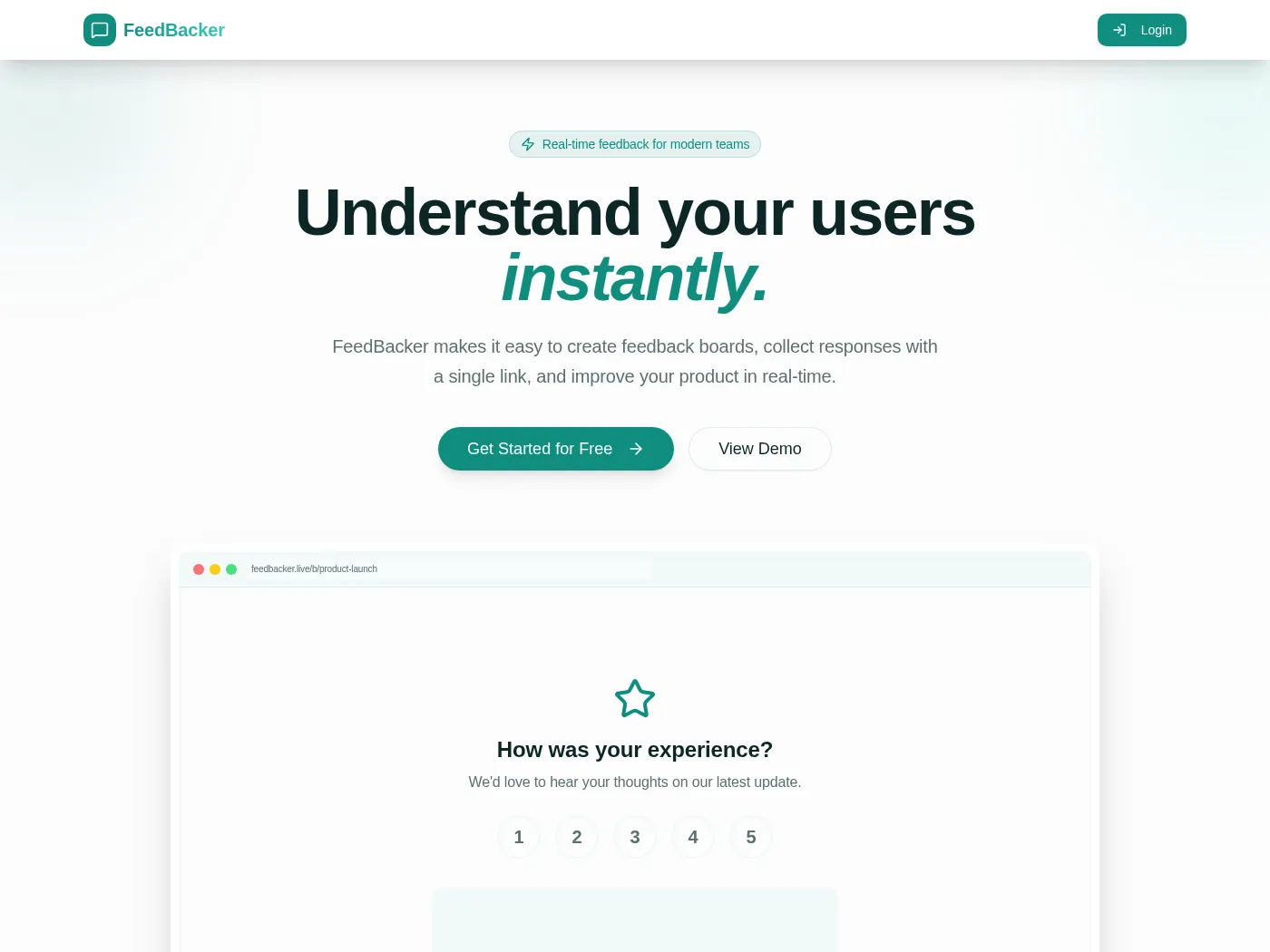 Instant Feedback App