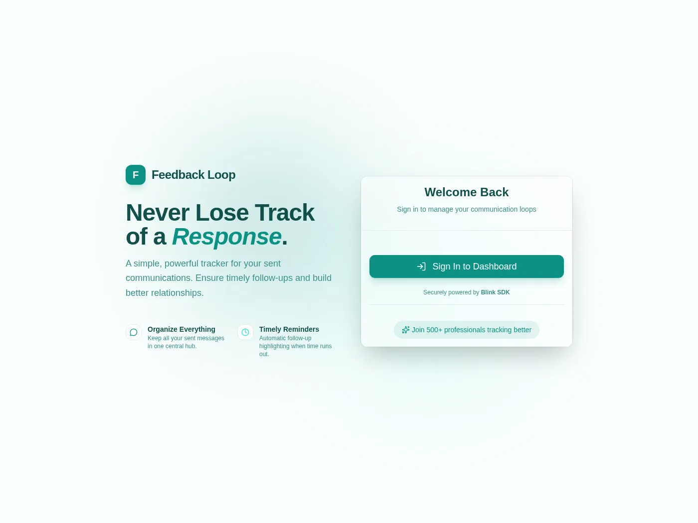 Feedback Loop Tracker