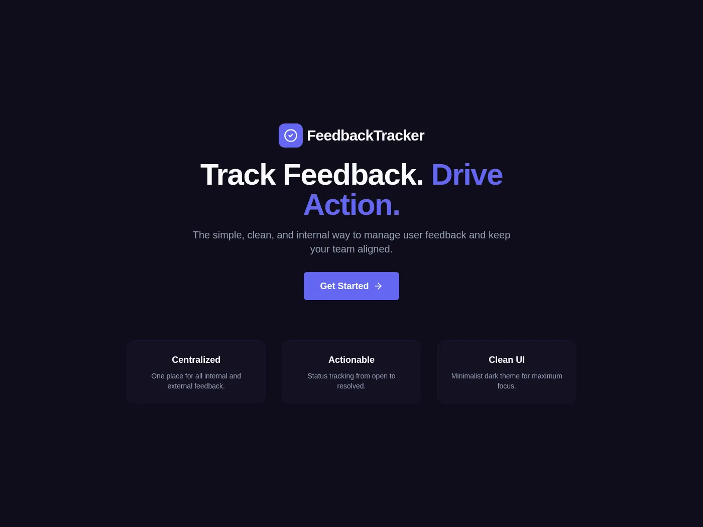 User Feedback Tracker