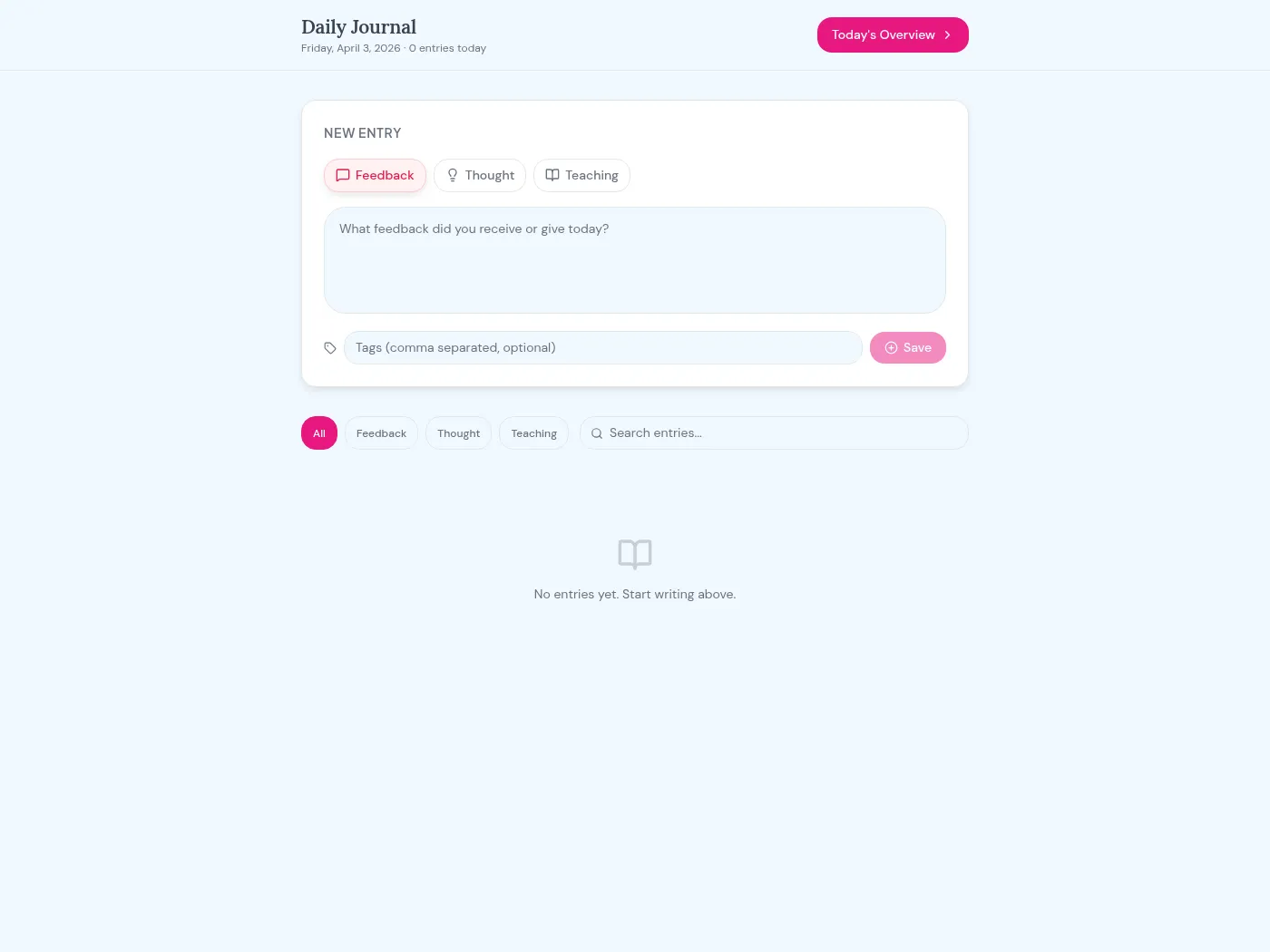 Feedback Tracker Hub