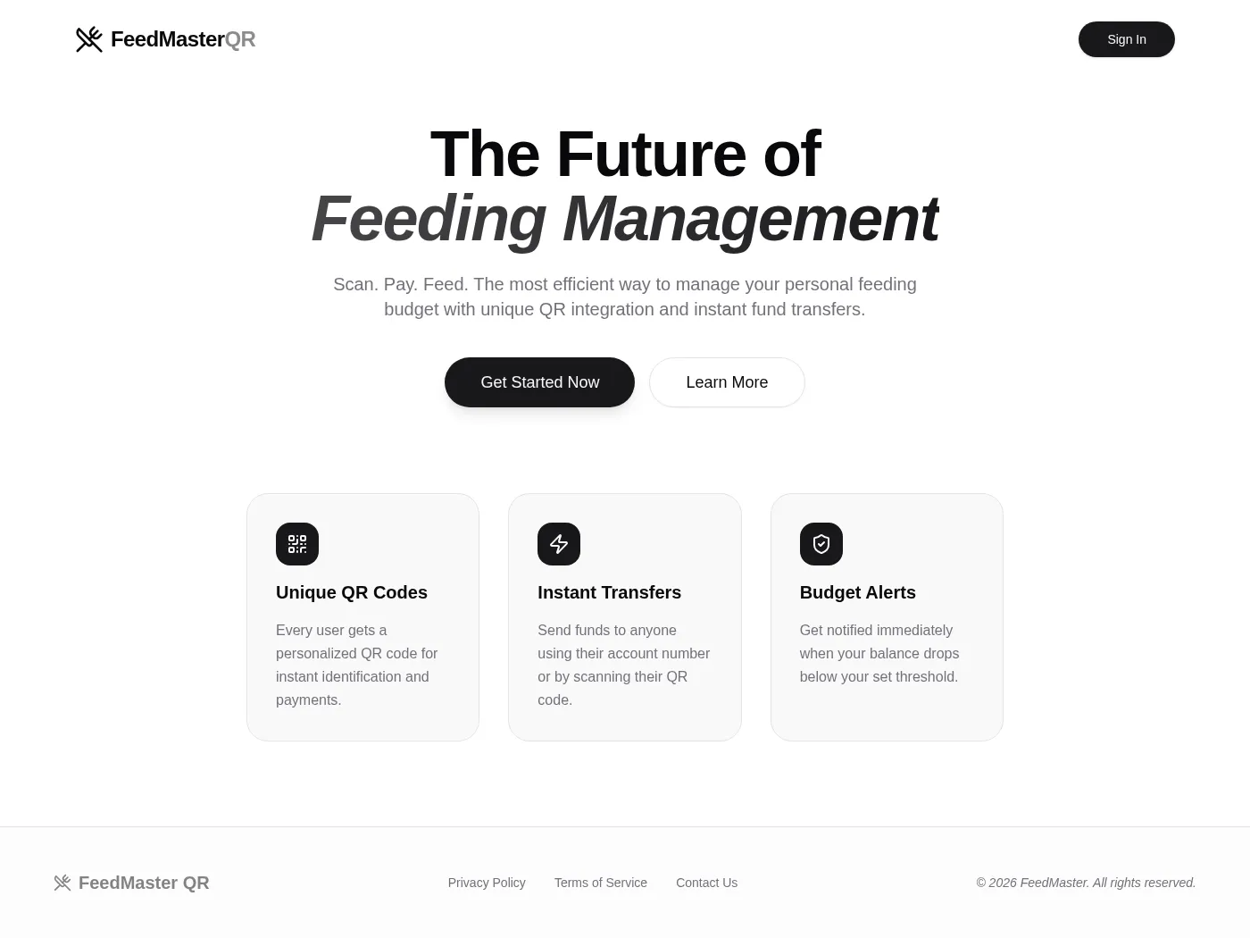 FeedMaster QR