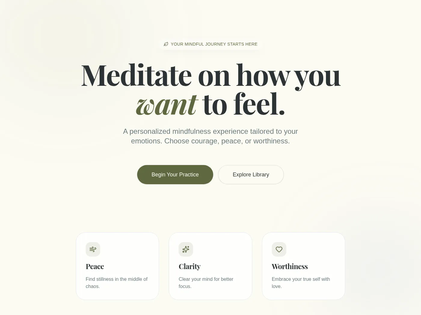 Feeling-Based Meditation