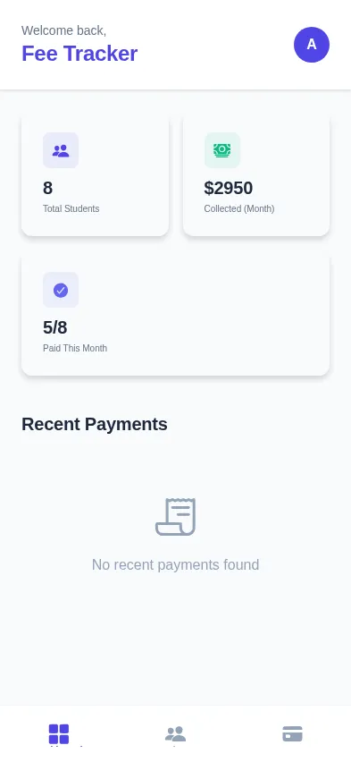 Smart Fees Tracker