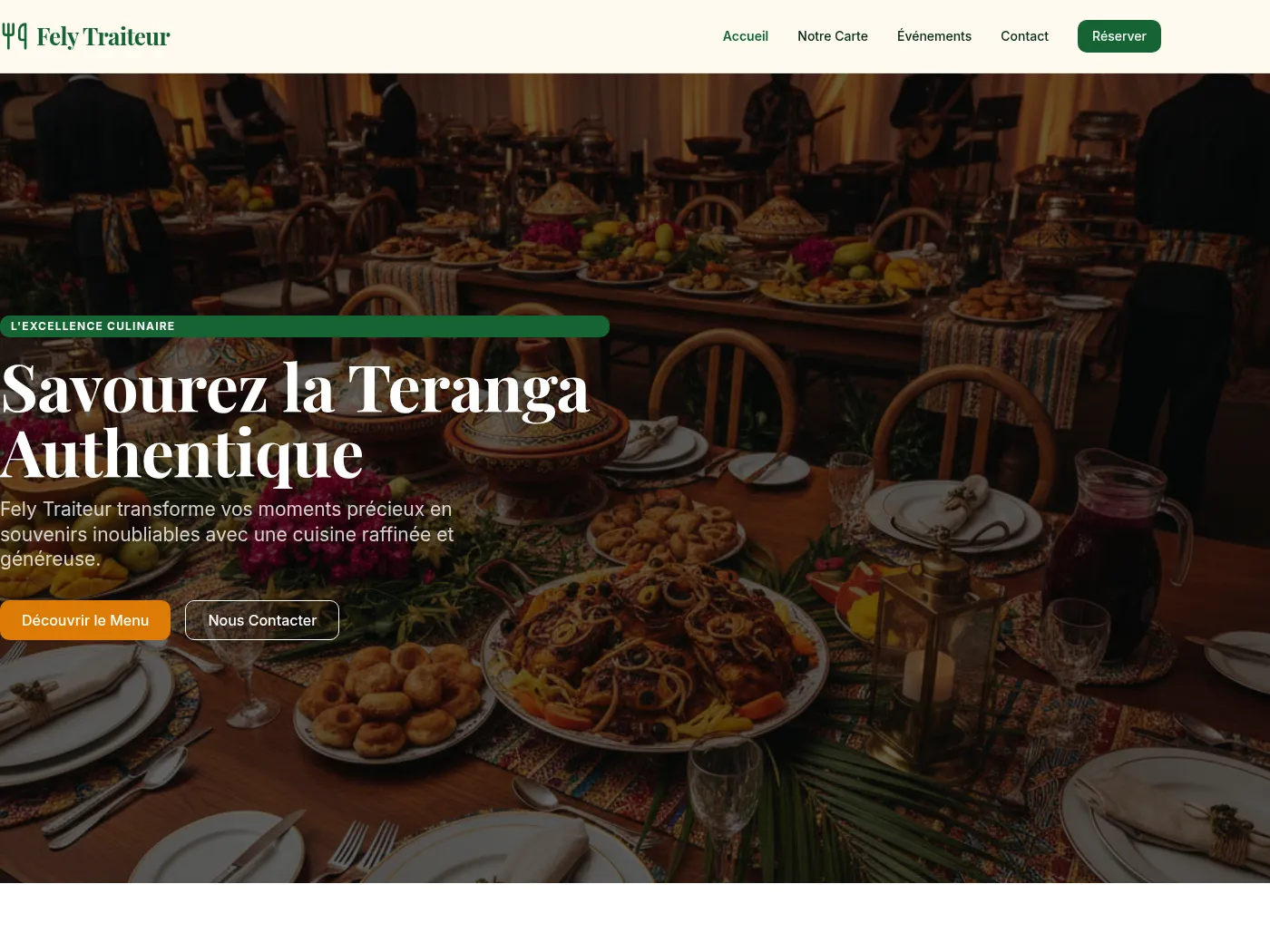 Fely Traiteur Vitrine