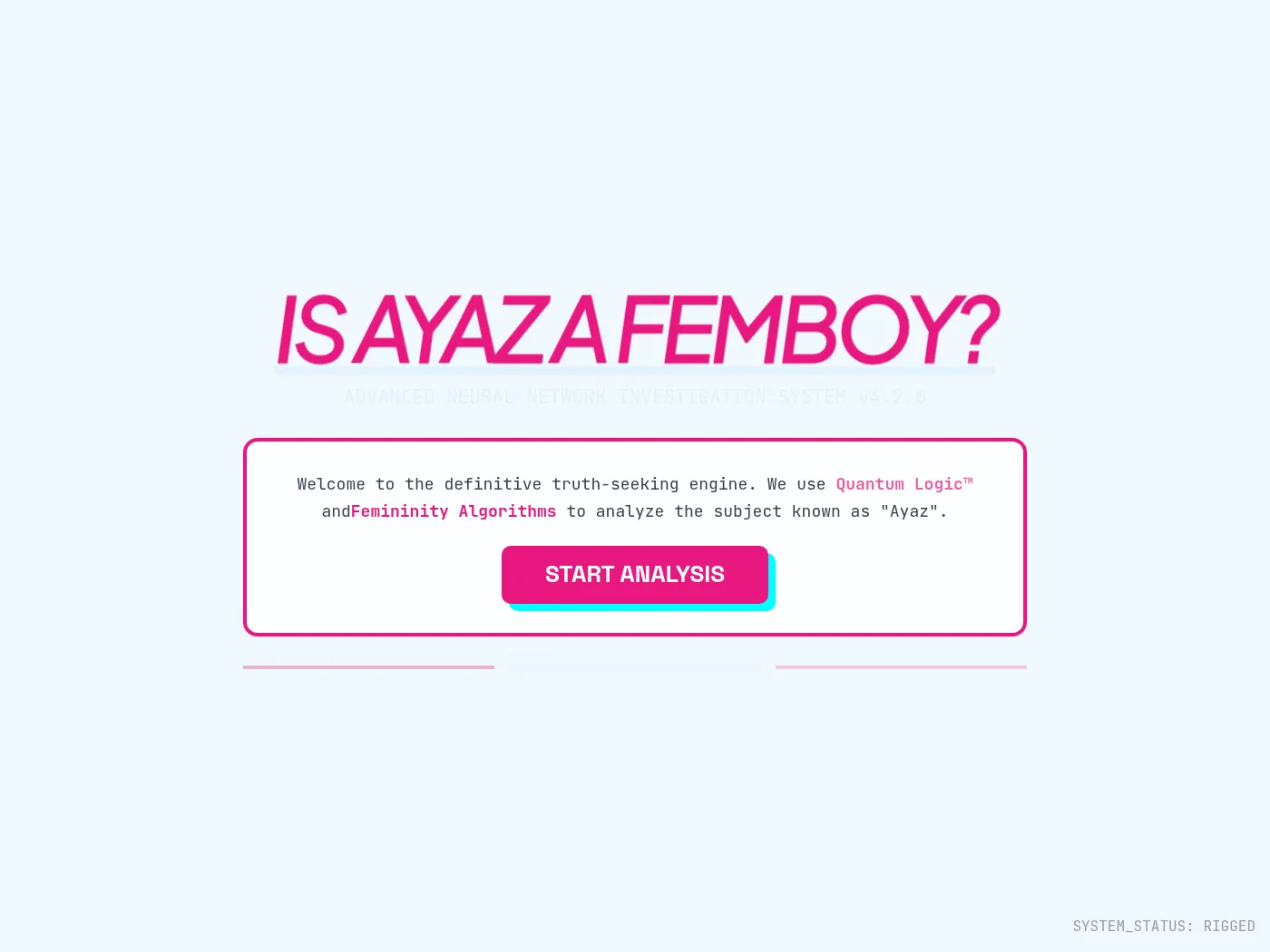 Femboy Analyzer Chaos