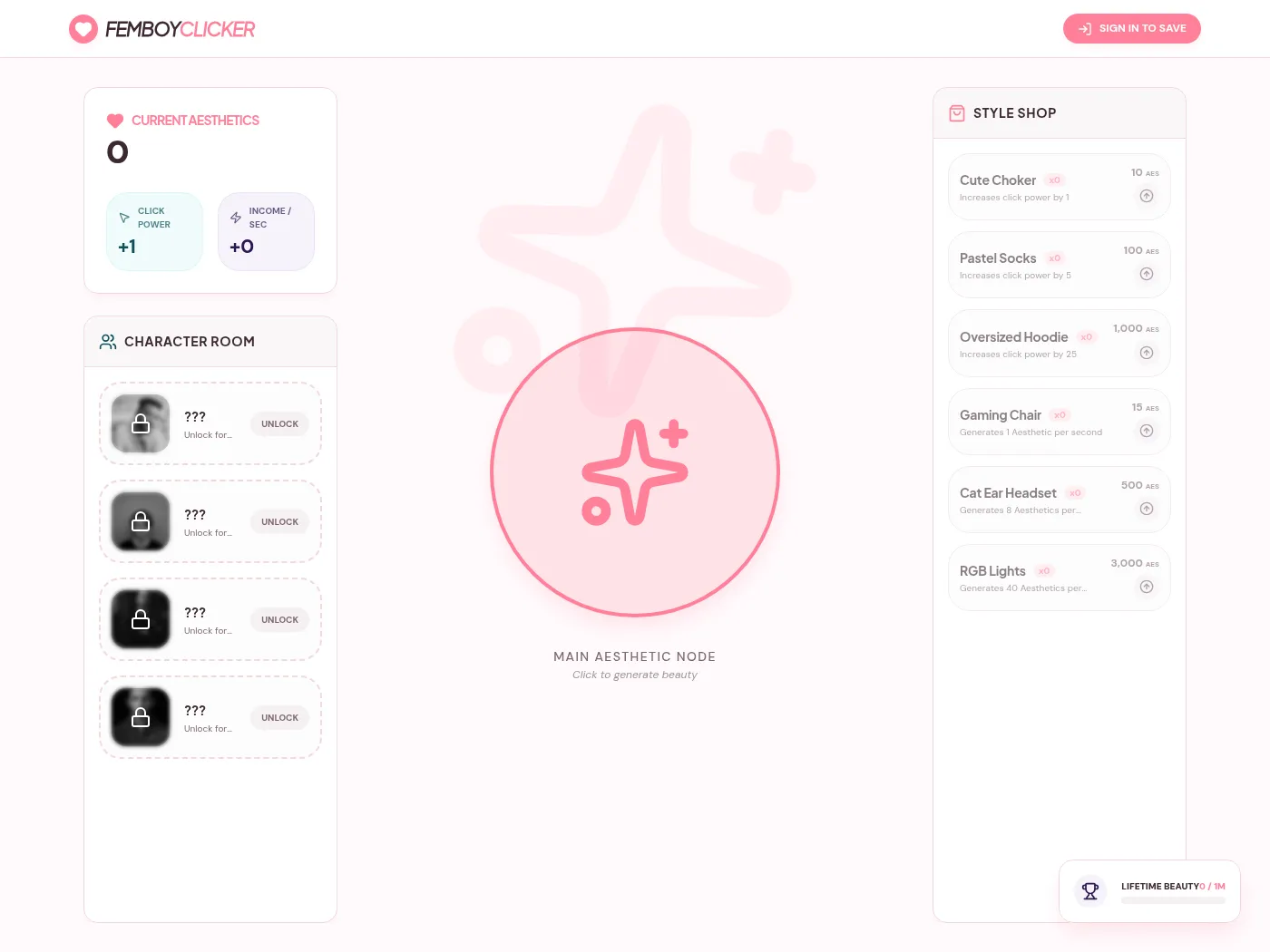 Femboy Clicker Game