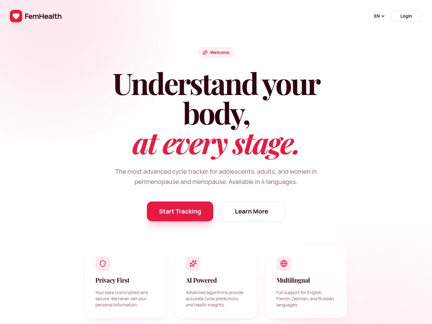 FemHealth Tracker