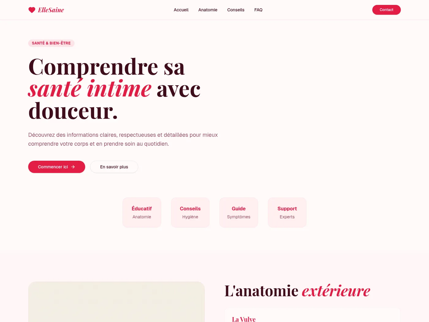 Santé Féminine Info Page (Remix)