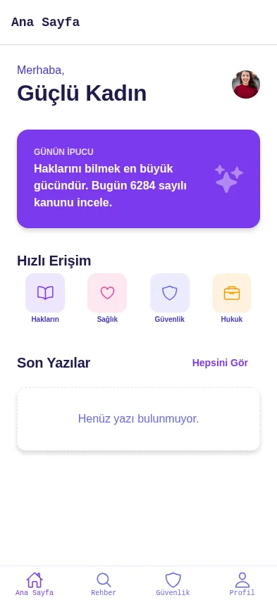 Feminist Guide App