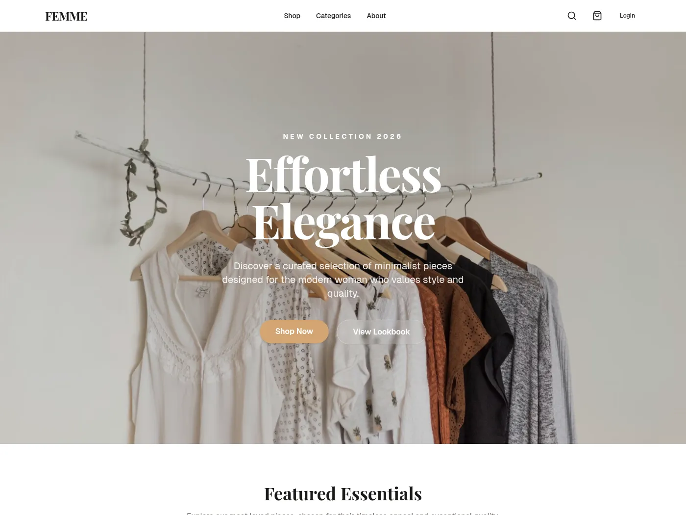 Elegant Femme Storefront