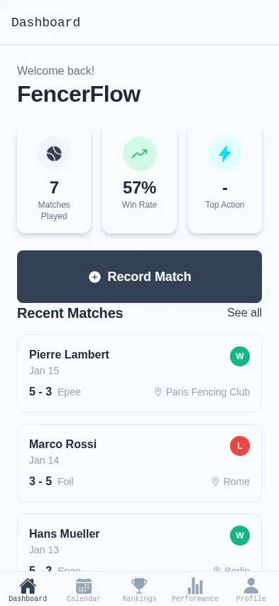 FencerFlow App