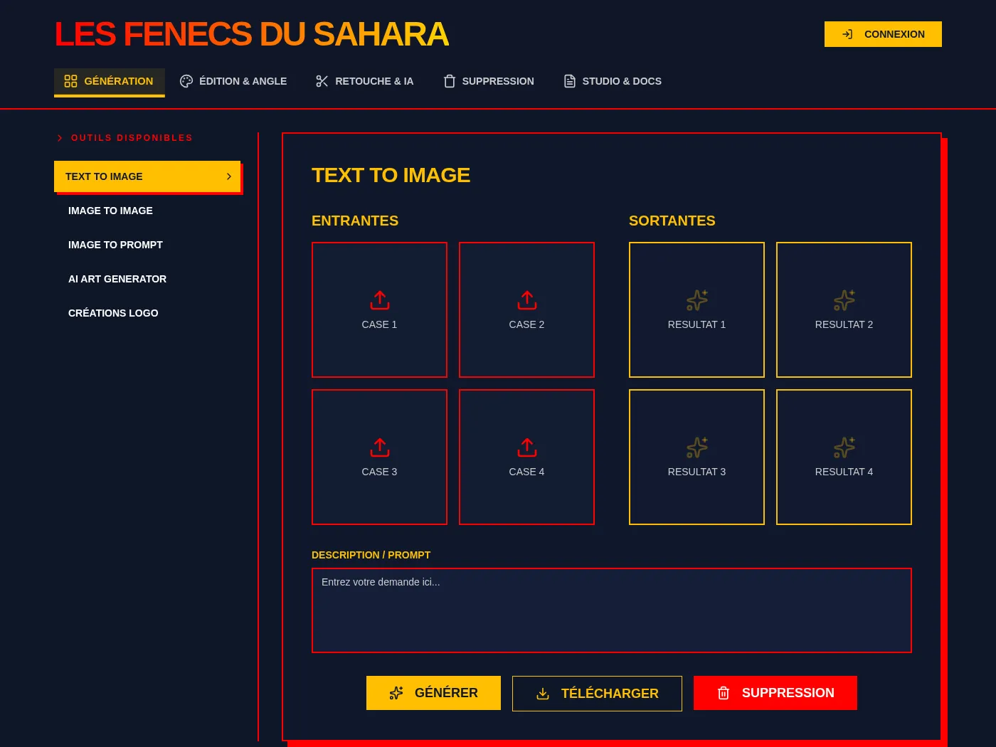LES FENECS DU SAHARA