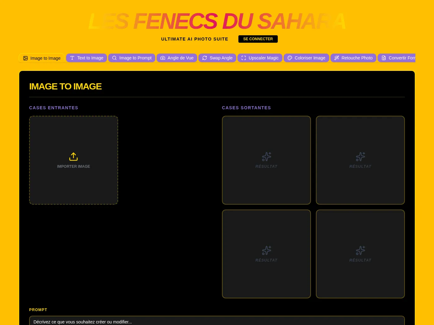LES FENECS DU SAHARA