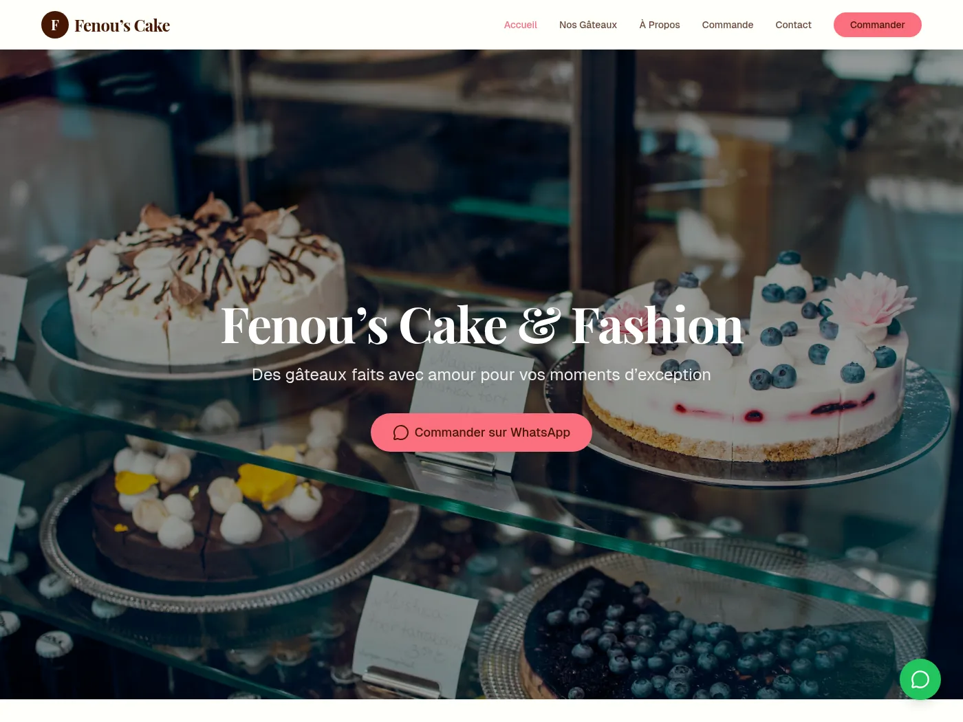 Fenou’s Cake Gourmet Site
