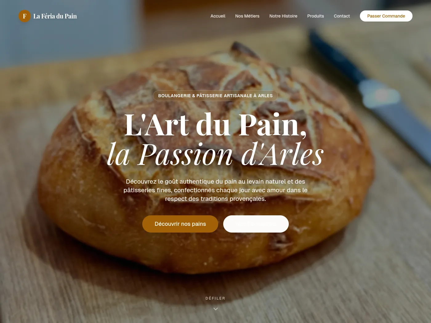 La Feria du Pain Landing