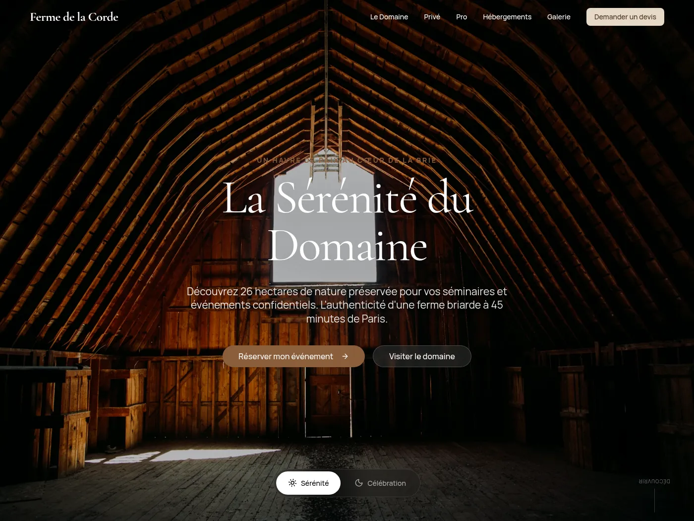 Ferme de la Corde Site