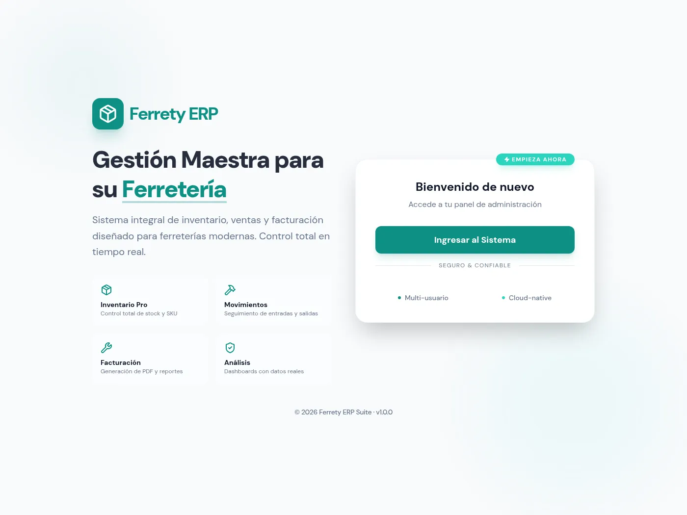 Ferrety ERP Suite