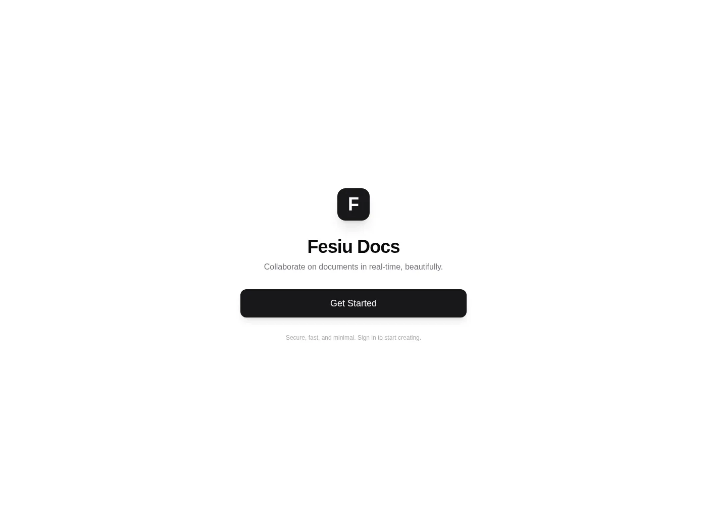 Fesiu Docs Editor