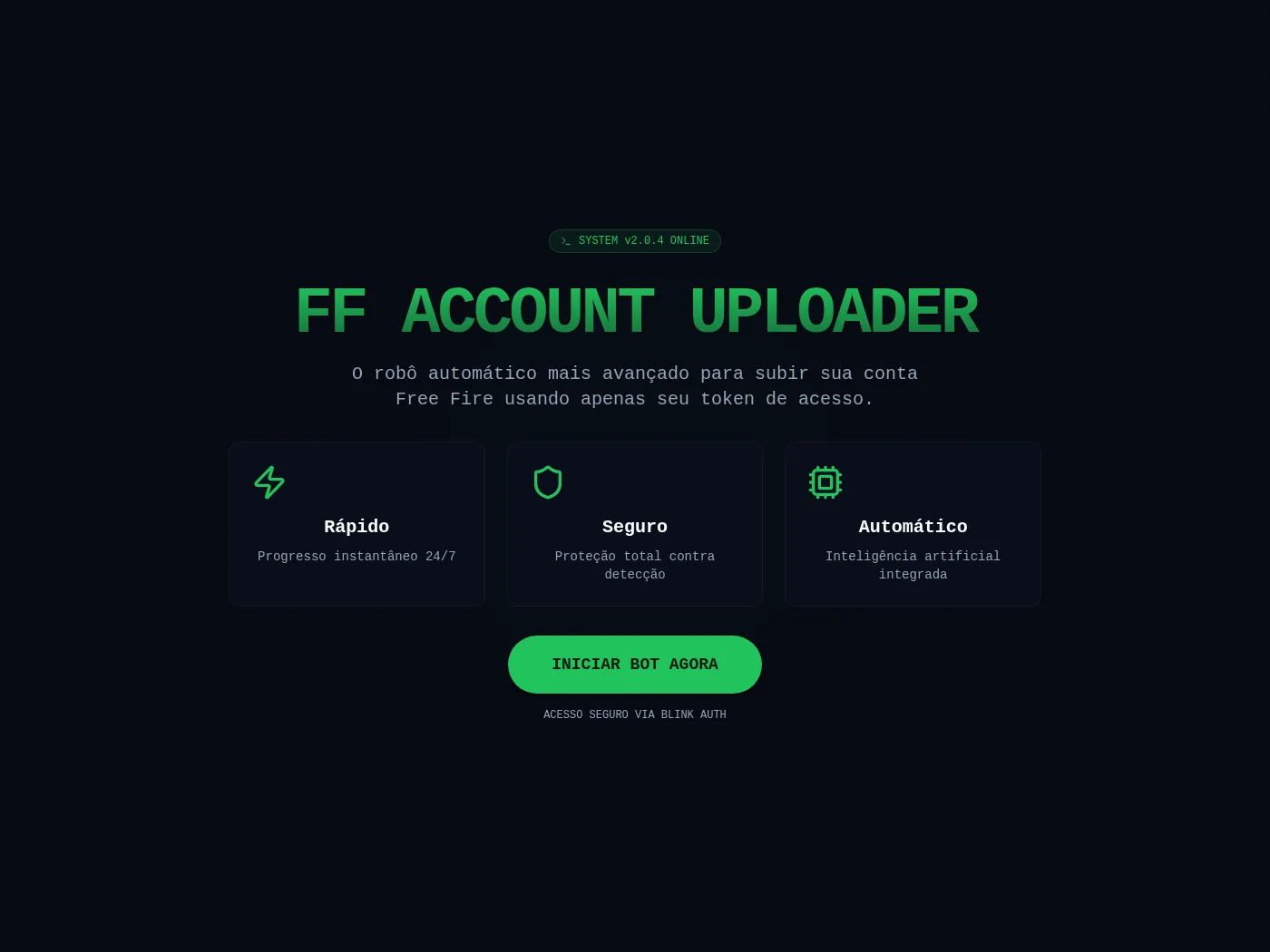 FF Account Uploader Bot