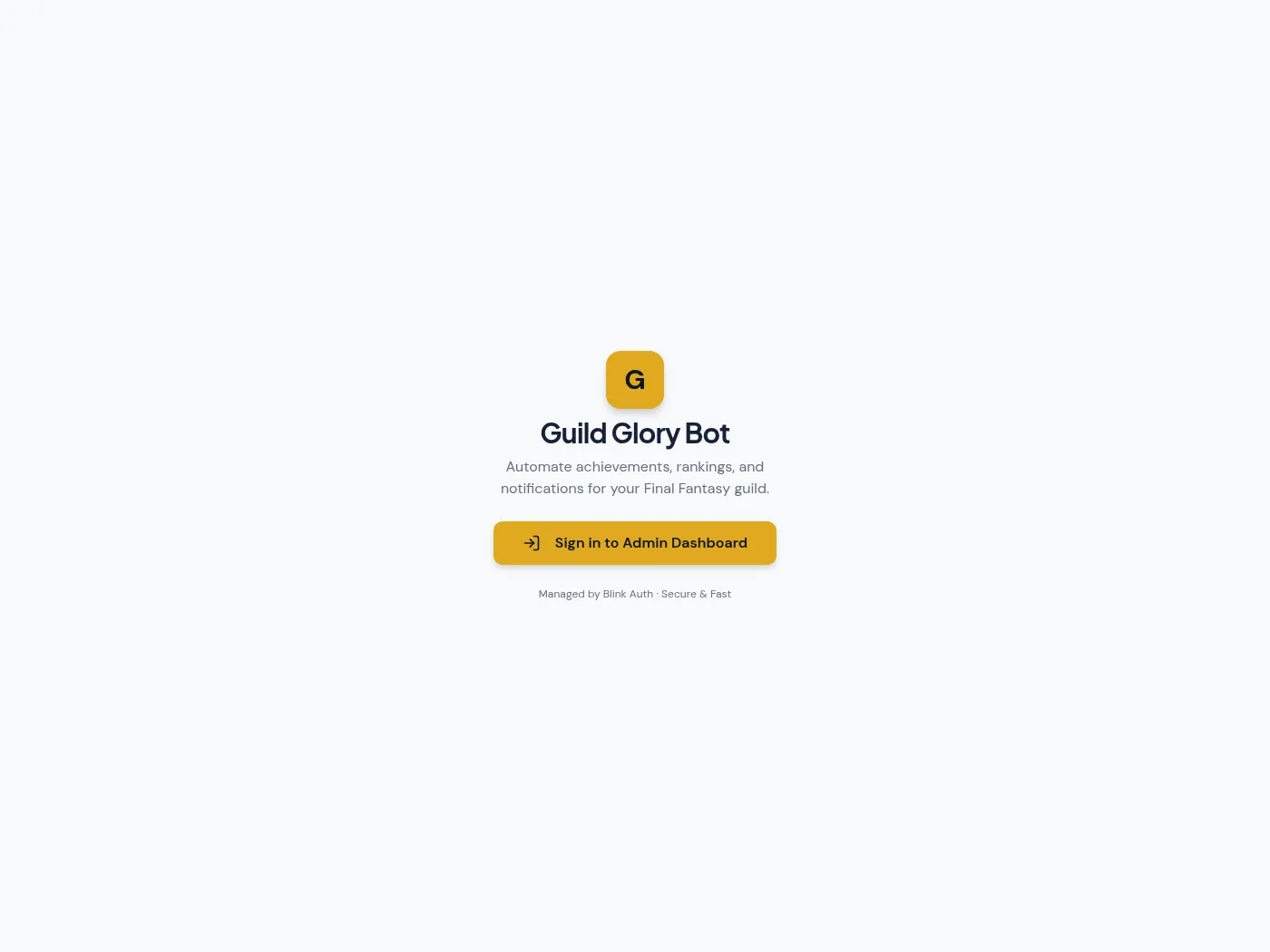 Guild Glory Bot