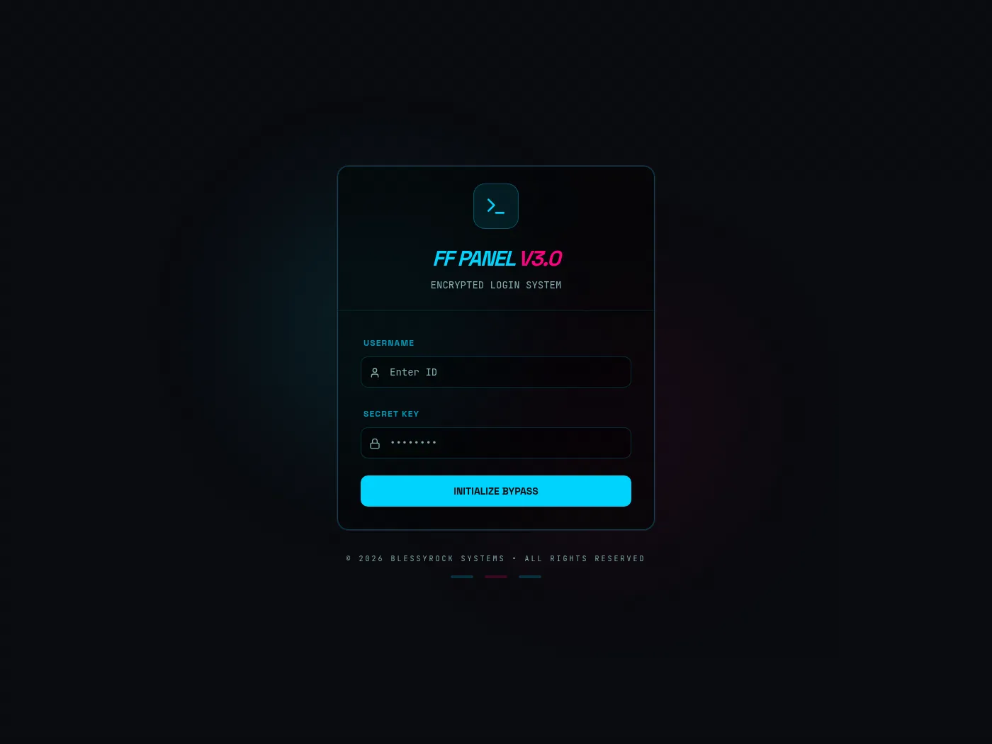 Free Fire Control Panel