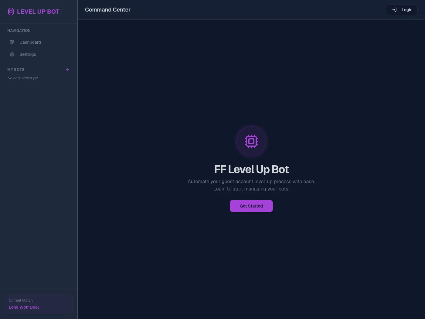 Free Fire LevelUp Bot