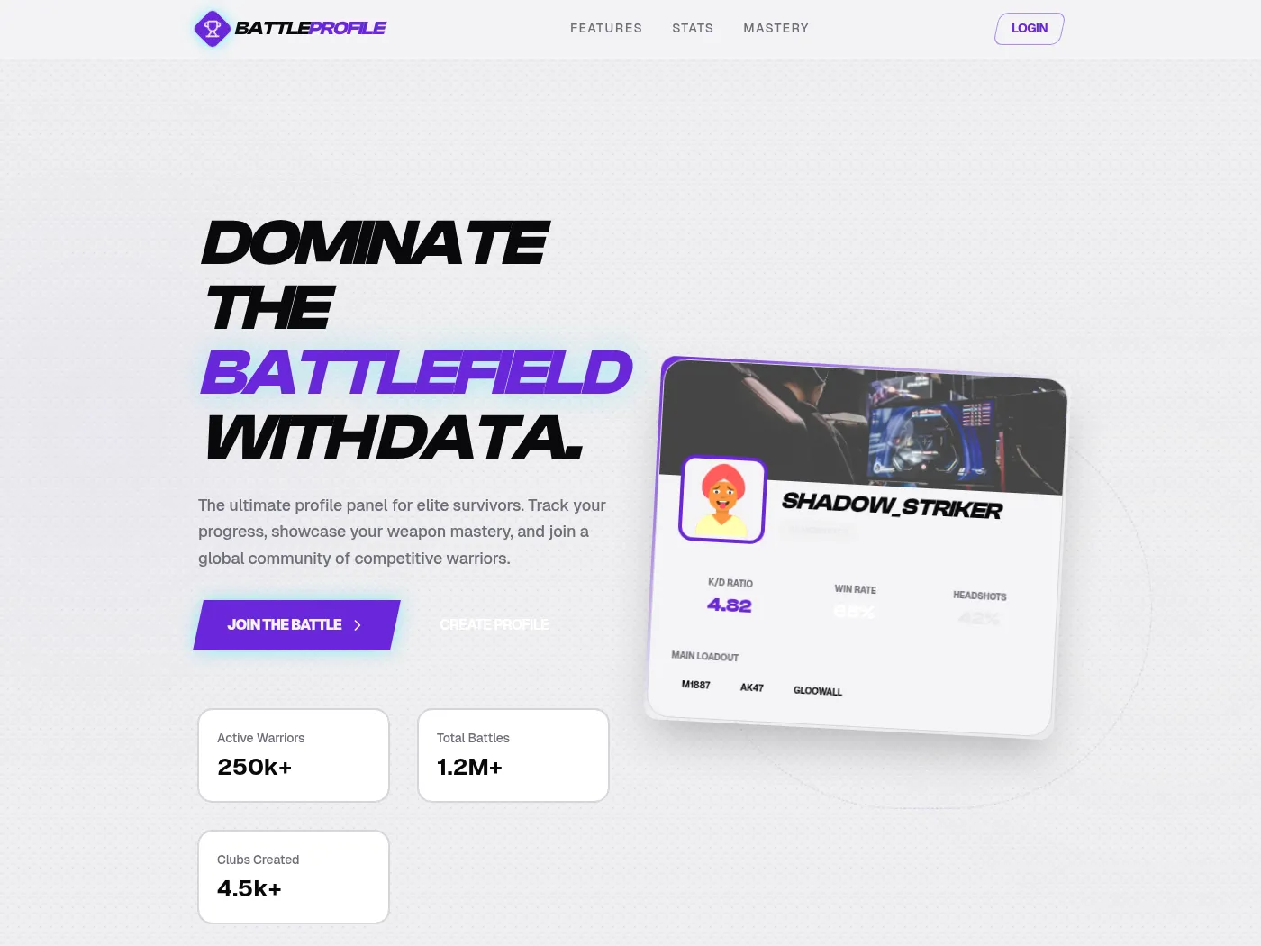 BattleProfile Panel