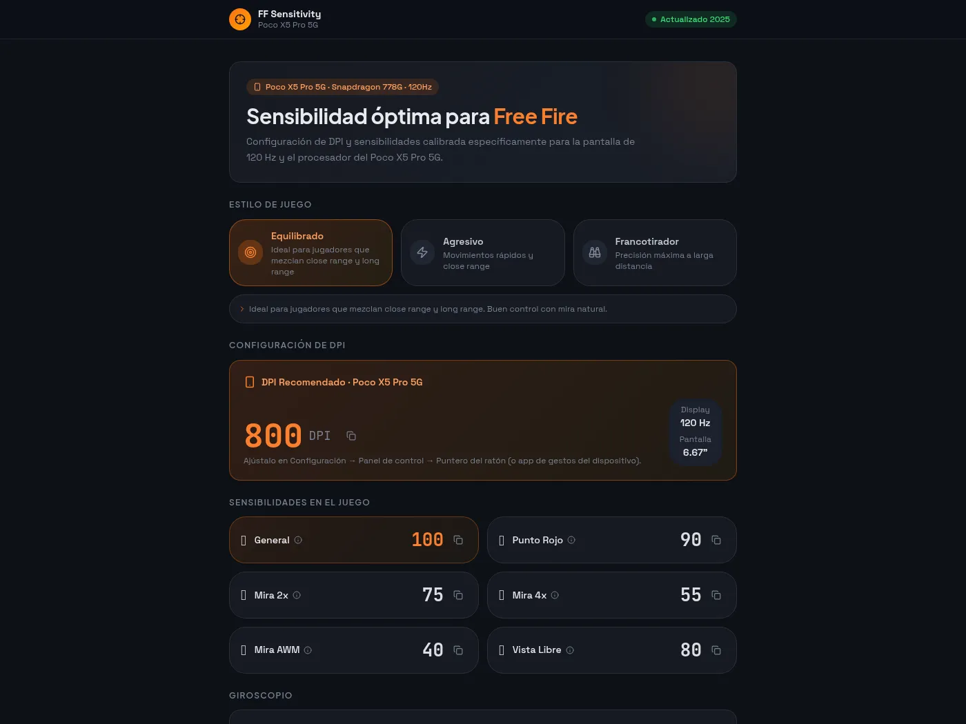 Free Fire Sensitivity Finder