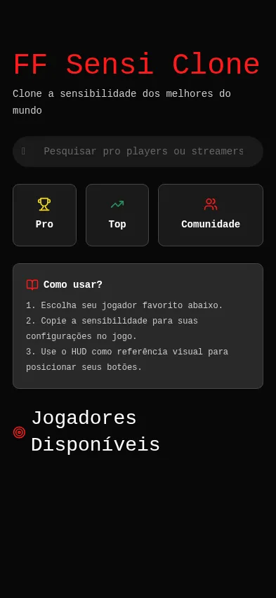 Free Fire Sensitivity Cloner