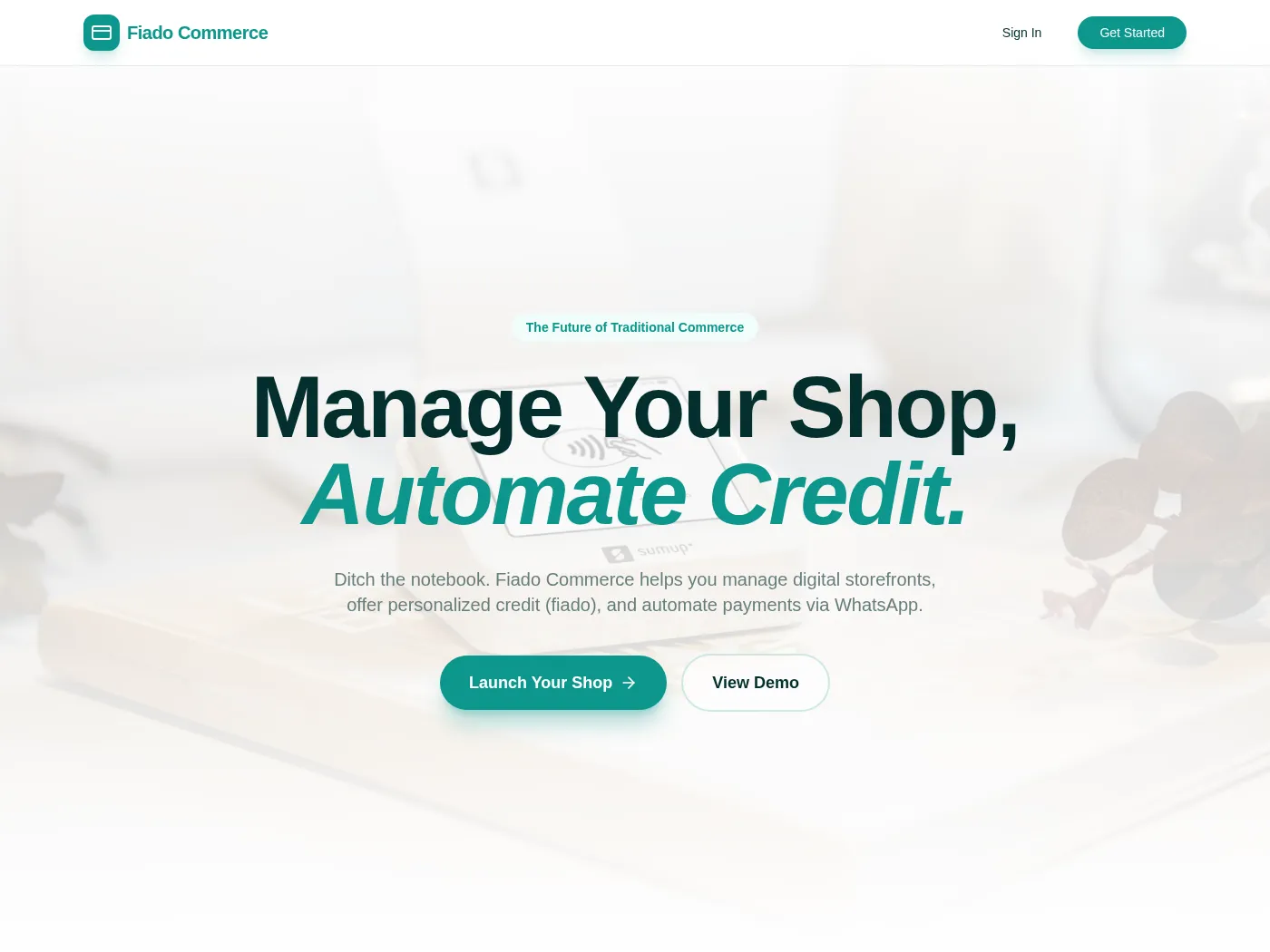 Fiado Commerce SaaS