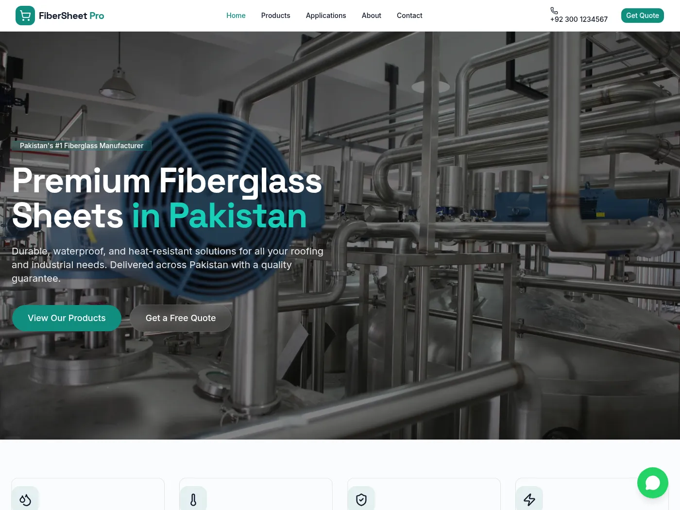 FiberSheet Pro Website