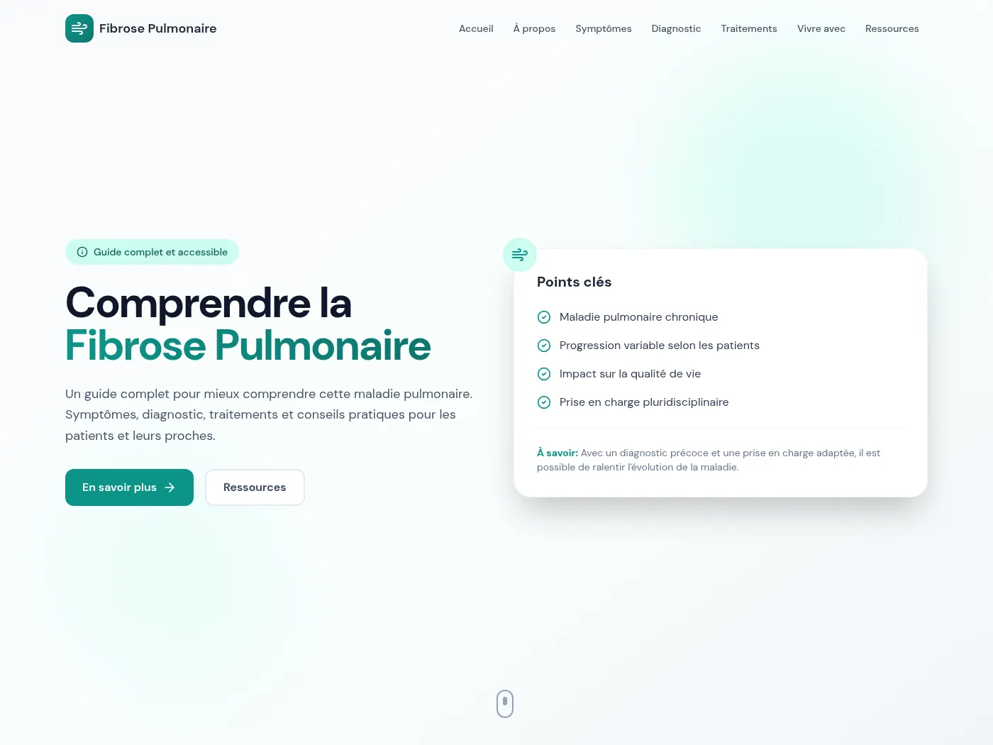 Fibrose Pulmonaire Info